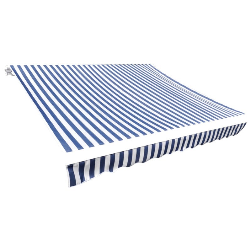Toldo de lona azul y blanco 5x3 m vidaXL | Leroy Merlin