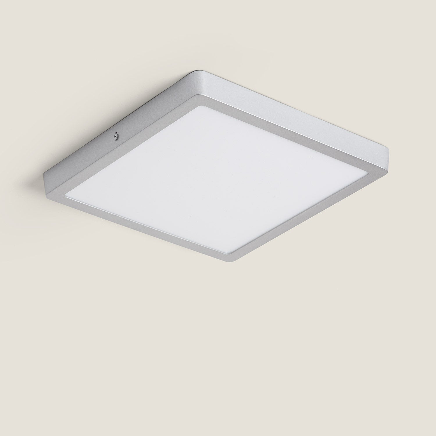Plafón LED 24W Cuadrado Aluminio 280x280 mm Slim CCT Seleccionable ...