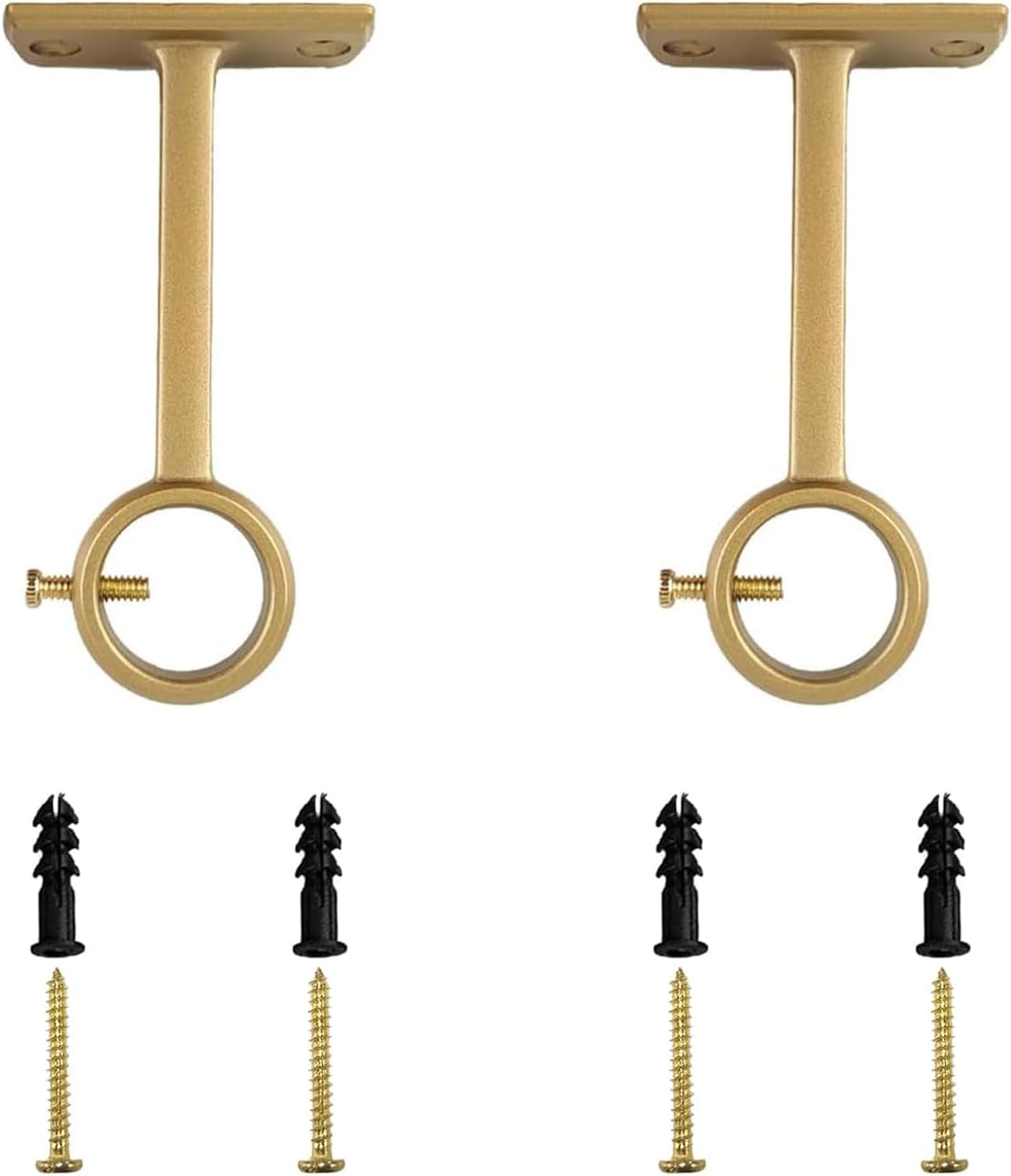 2 supports de tringle à rideaux, fixation de tringle à rideaux, support ...