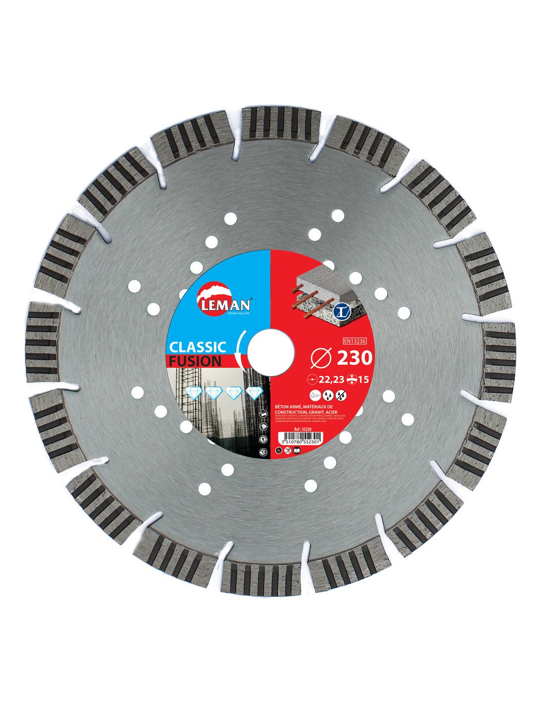 Disque Diamant Beton Acier 230x2.7x7x22.2 Mm -- Gamme Pro | Bricoman