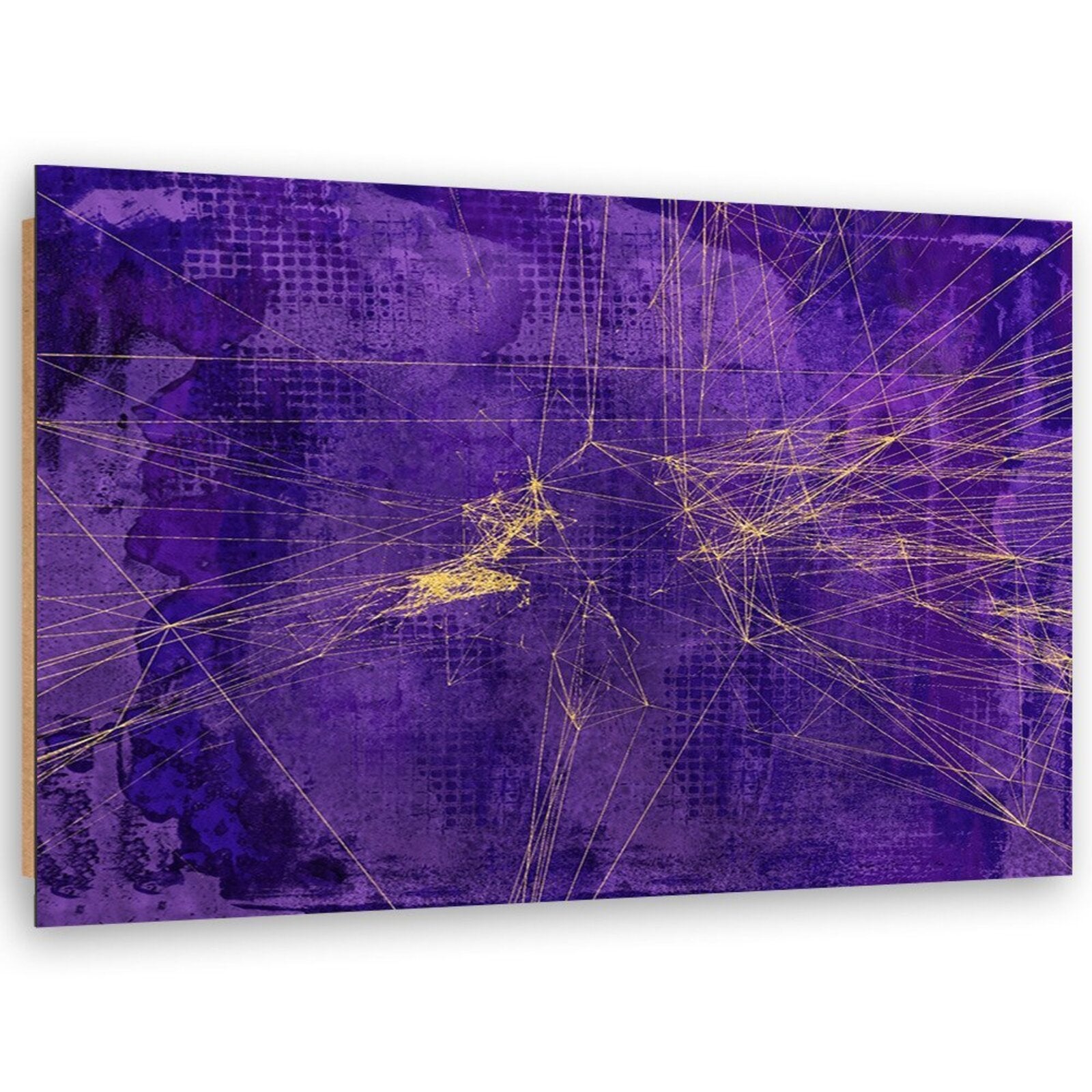 Tableau bois violet abstrait 2 - 60 x 40 cm | Leroy Merlin