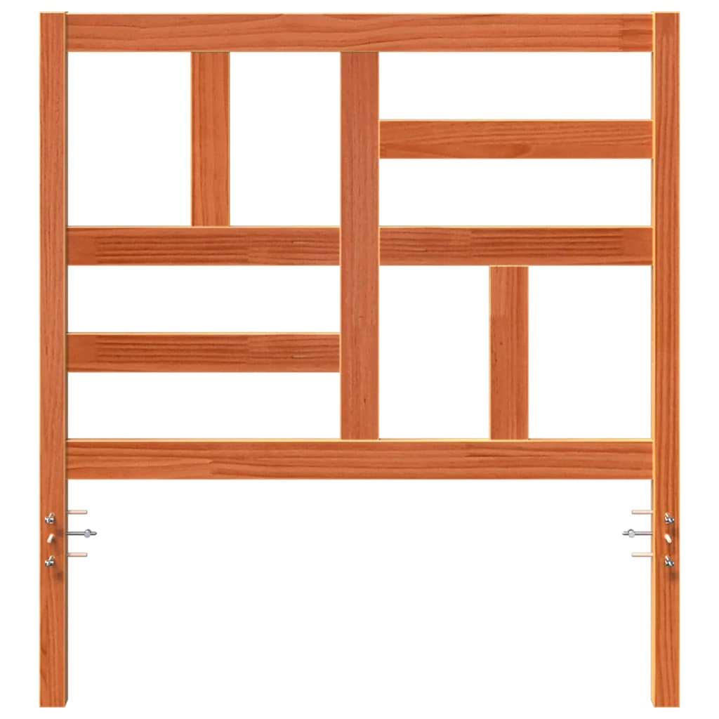 Cabecero, color marrón cera, 105,5 x 4 x 104 cm, pino macizo. | Leroy ...