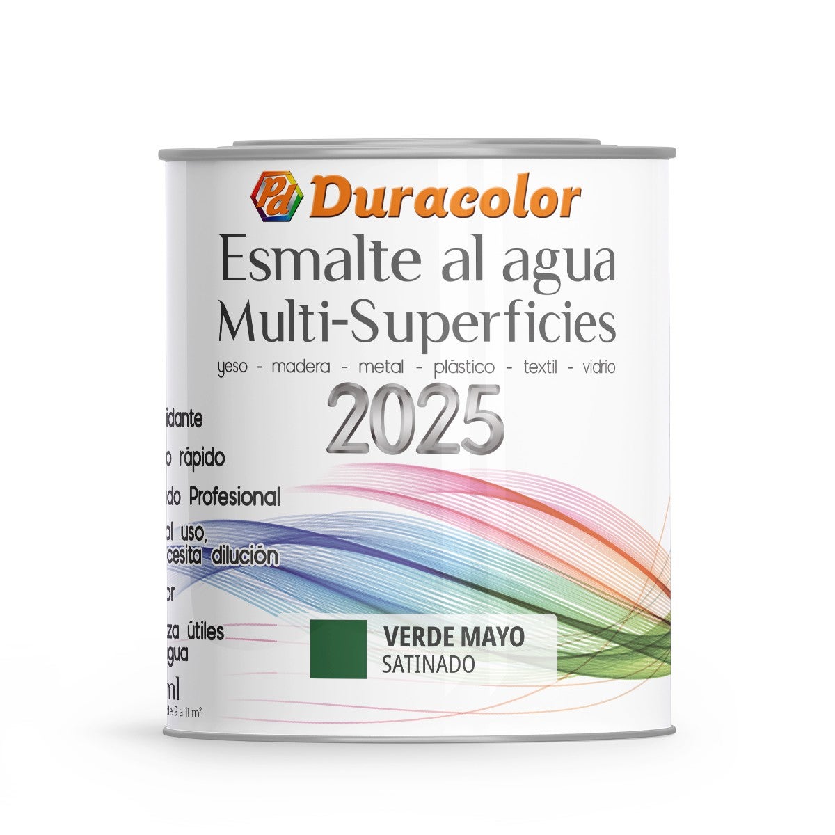 Esmalte al agua multisuperficies 2025 - 750 ml. - Satinado - VERDE MAYO ...