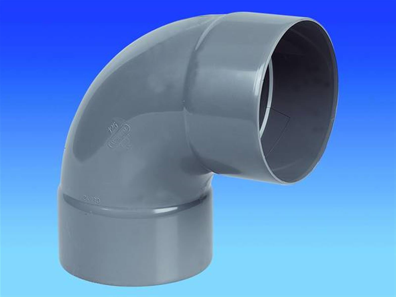 Coude FF 87°30 - Diamètre: 63 mm - GRIS | Leroy Merlin