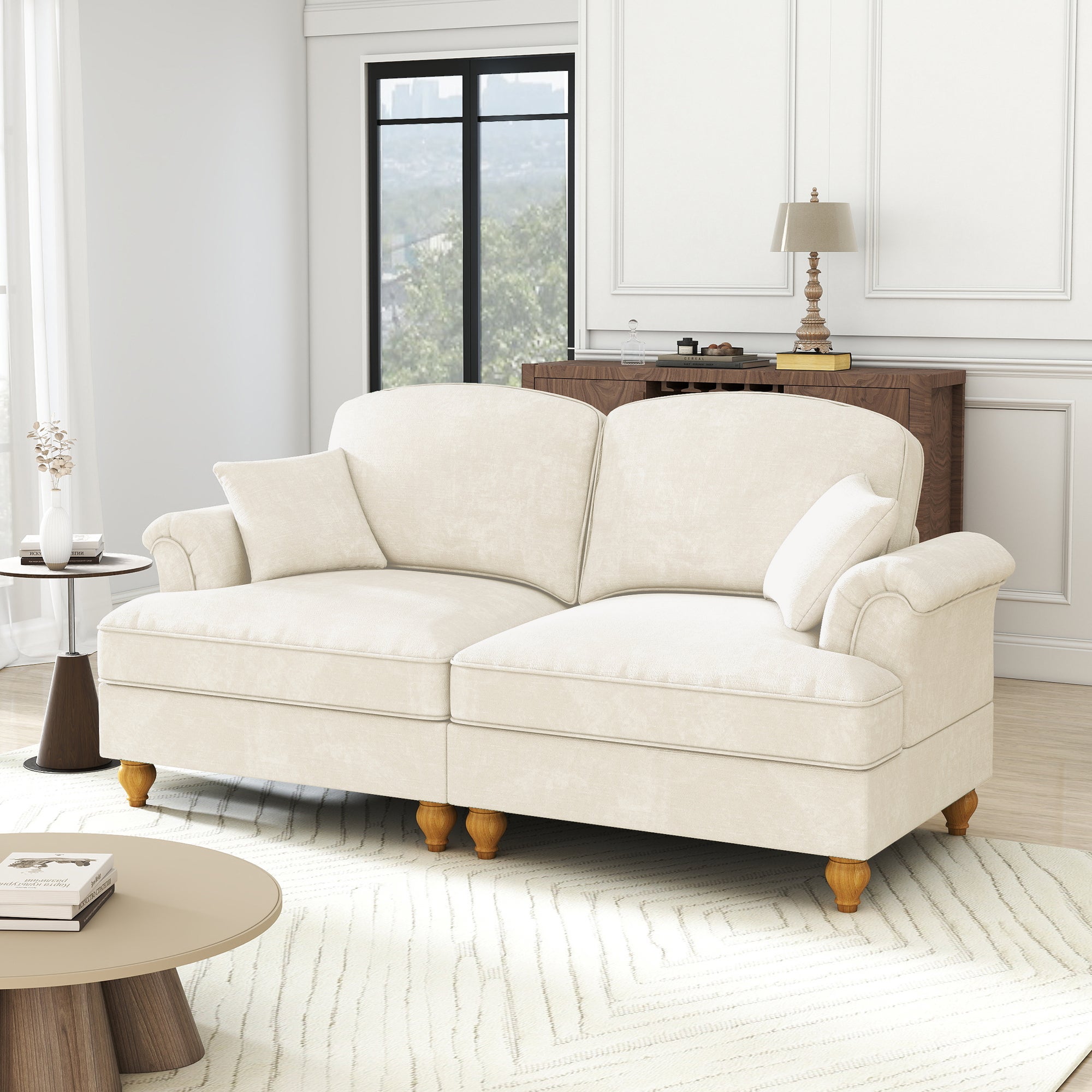 Canapé spacieux en forme de U 4 places – Rangement, tissu, grands ...