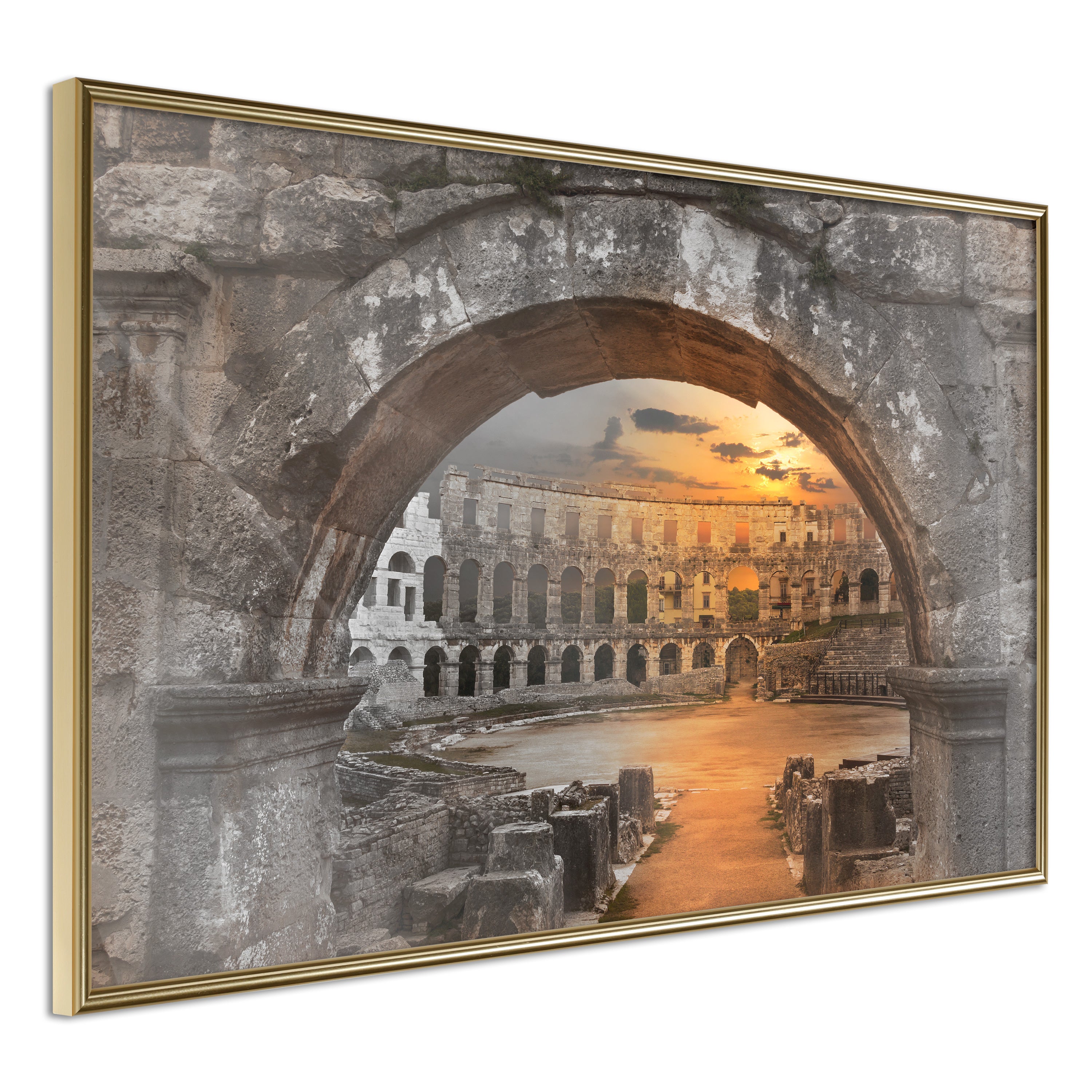 Poster et affiche - Sunset in the Ancient City - 90x60 | Leroy Merlin