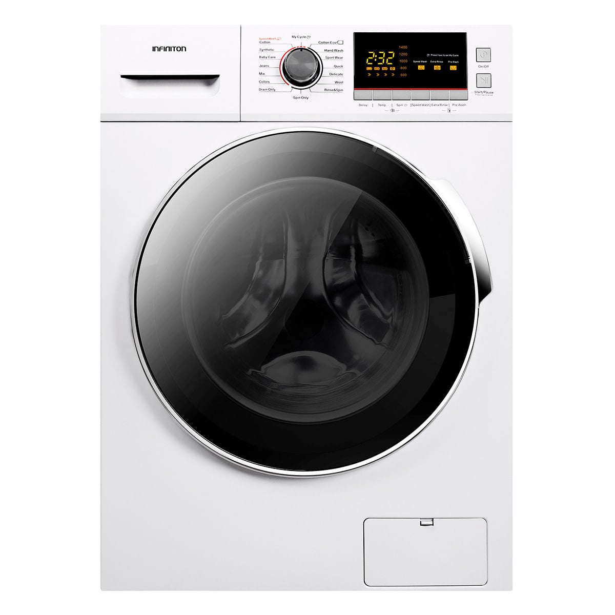 Lavadora 12kg 1400rpm Infiniton WM-B84 B Blanco | Leroy Merlin