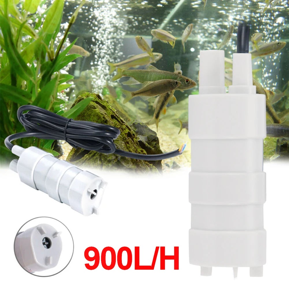 Pompe Submersible 12V Petite Pompe d'Amorçage Électrique 900 L/H 5M de ...