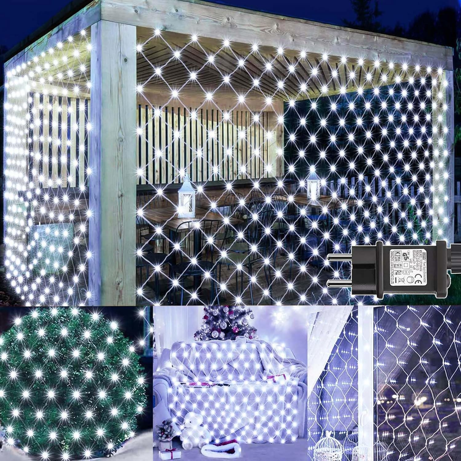 Filet Lumineux Extérieur 4x6M 394 LED Guirlande Lumineuse Plafond avec ...