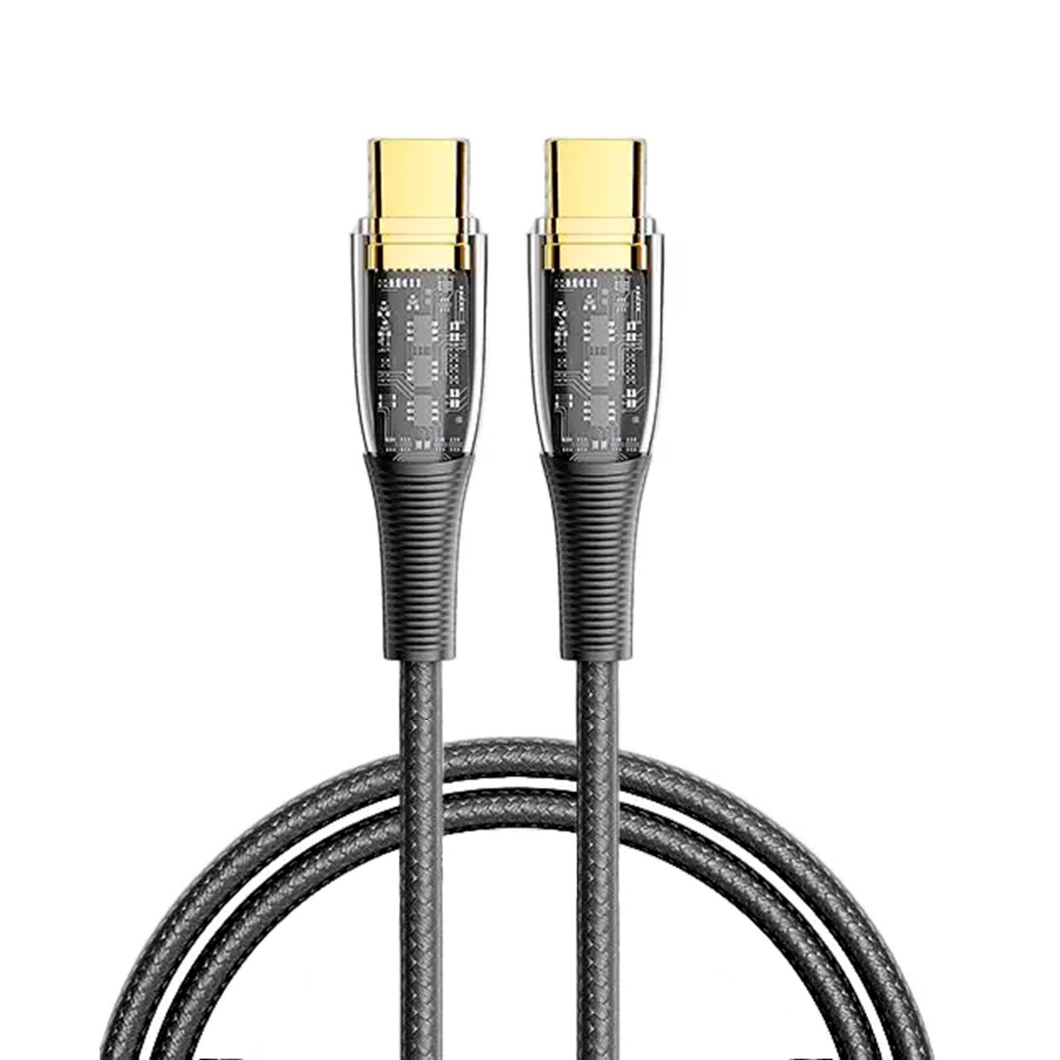 Câble USB-C vers USB-C PD100W. Longueur : 1,2 mètres, diamètre ...