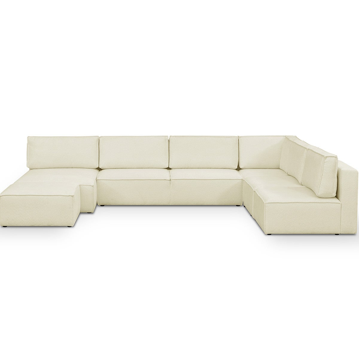 Canapé d'angle à droite panoramique modulable convertible 10 places ...