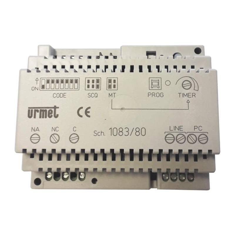 Relais de commande auxiliaire 1RT Urmet - Décodeur 2Voice - 250Vca - 5A ...