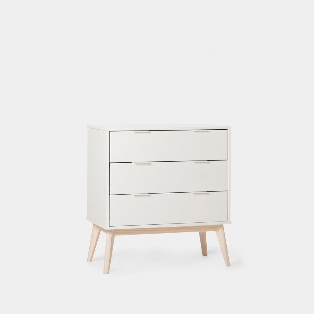 Commode à 3 tiroirs laquée en blanc Troy | Leroy Merlin