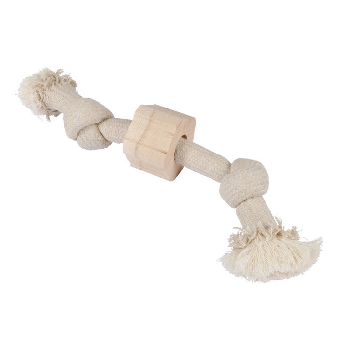 Jouet pour Chien "Corde 2 Nœuds" 30cm Naturel | Leroy Merlin