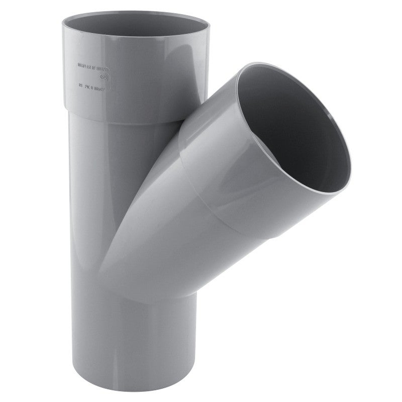 Evacuación PVC Pant Pro gama 45° macho/mujer Ø100 | Leroy Merlin