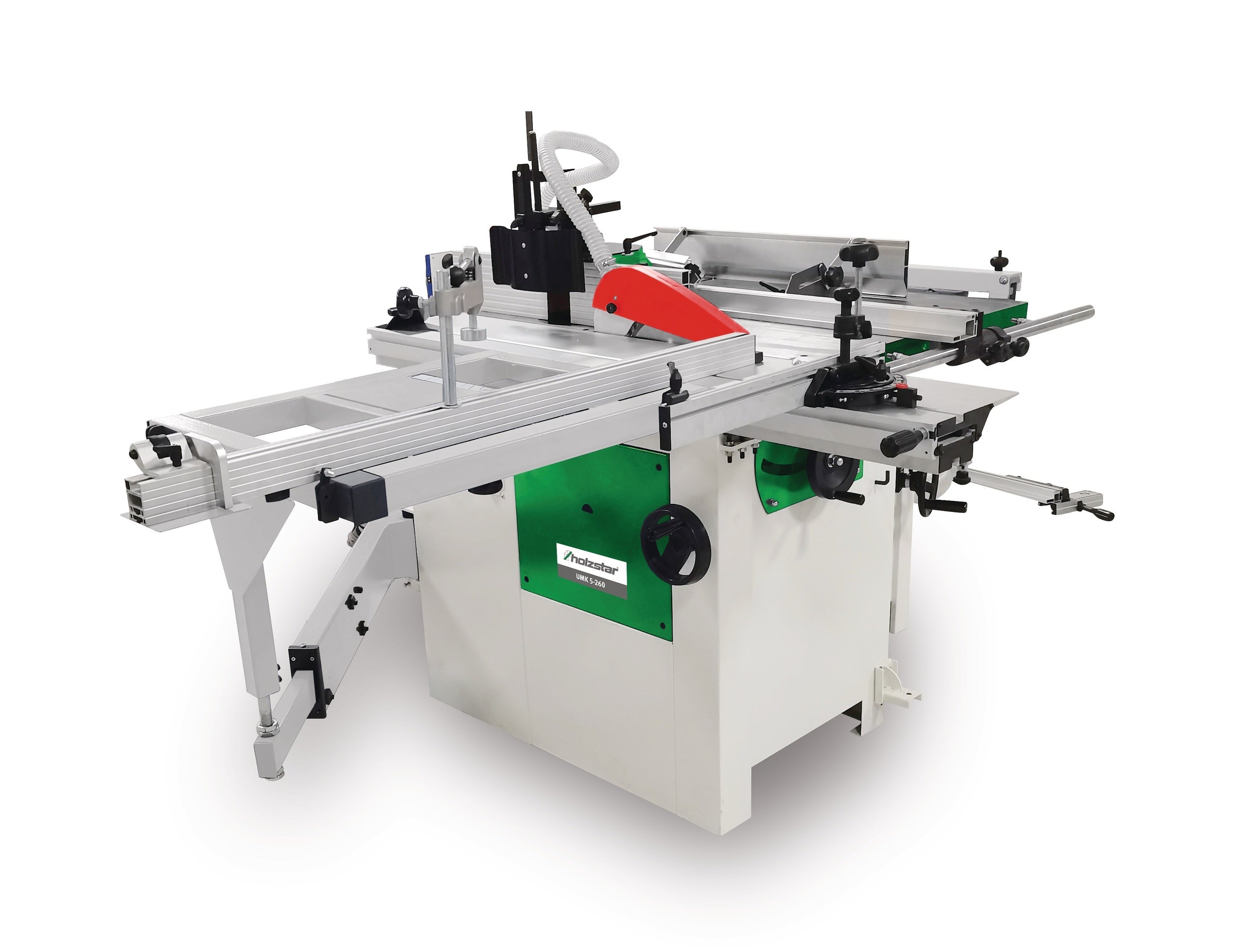 Combiné à bois avec 5 opérations 1,5 kW 230V Holzstar UMK5-260 230V ...