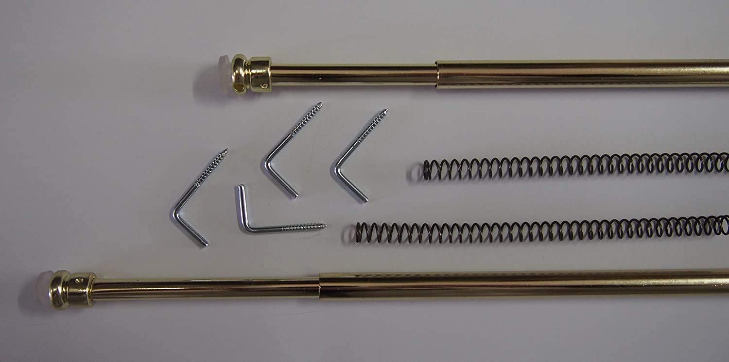 Iron Spring Rods, Paire de bâtons de pression extensibles 60-90cm ...