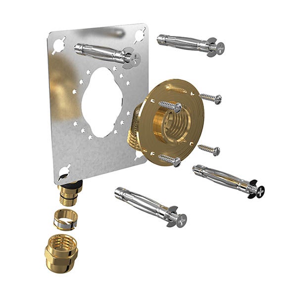 Sortie cloison ROBIFIX Mono PER Ø12-F 1/2 à compression | Leroy Merlin