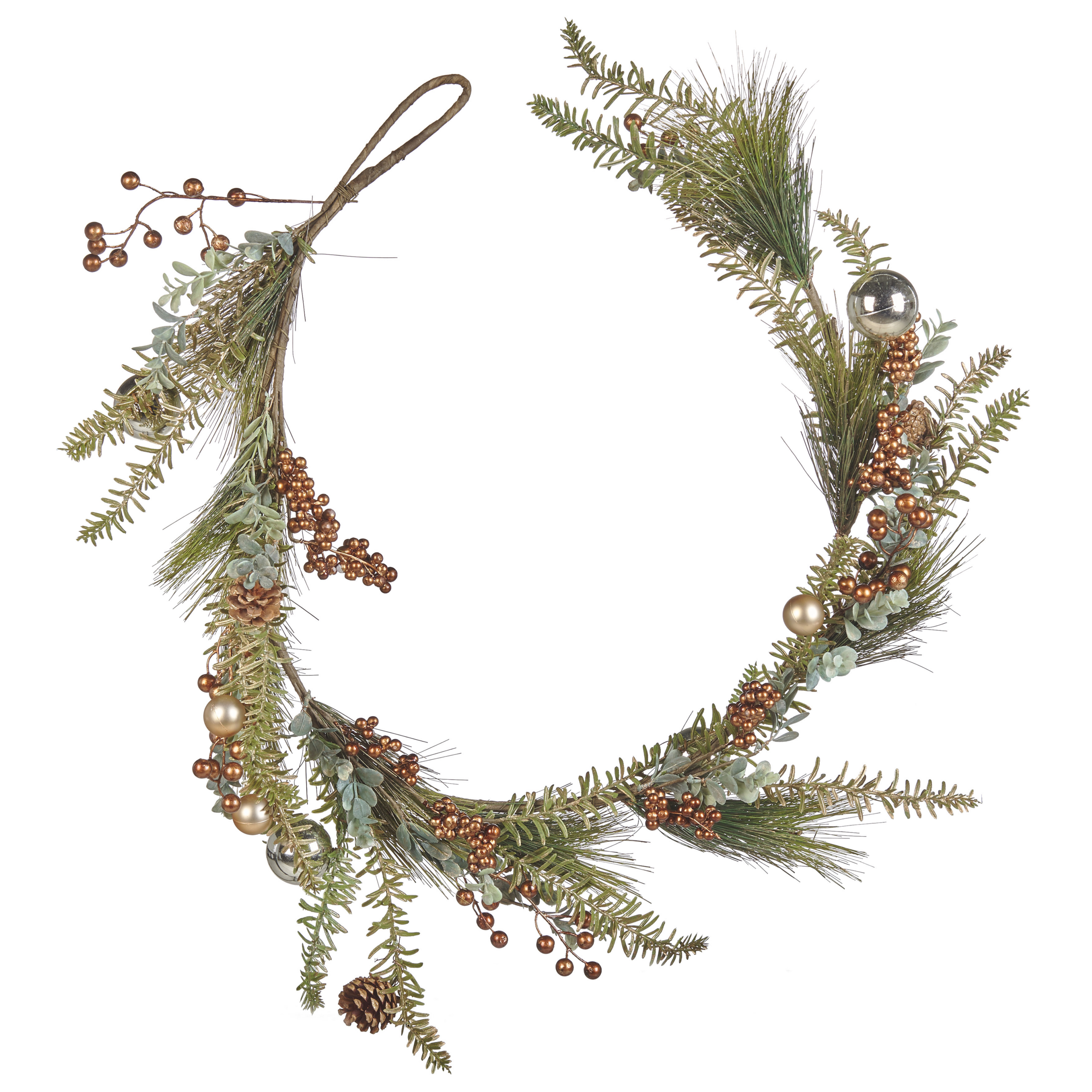 Guirlande de Noël ROTA 150 cm Cuivré | Leroy Merlin