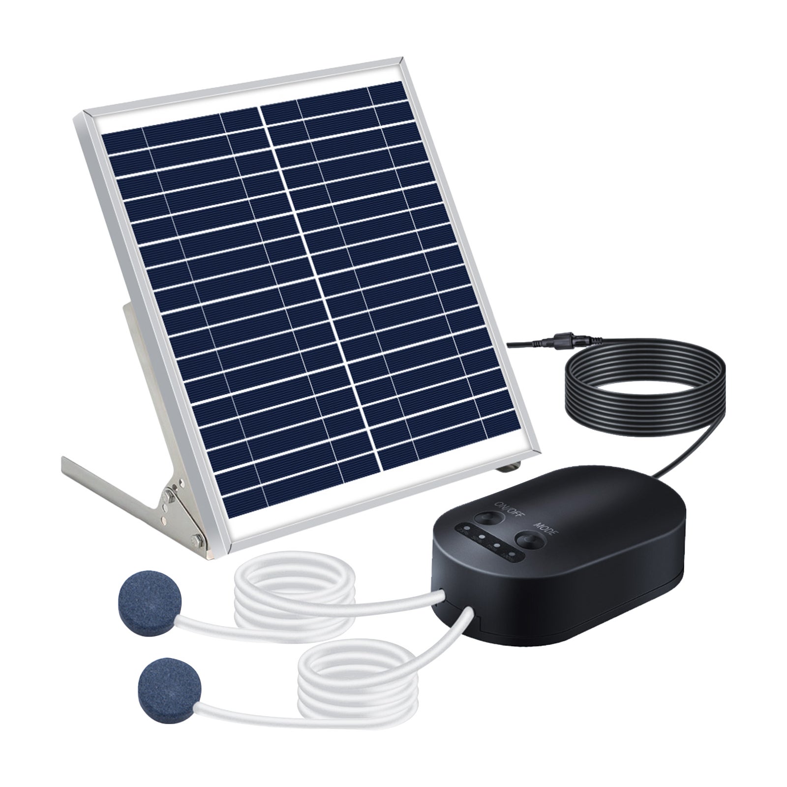 10W solaire oxygène Pump avec Pipe Air pierre Bracket aquarium ...