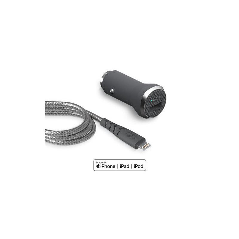 Chargeur allume cigare Force Power BigBen Connected Gris + Câble ...