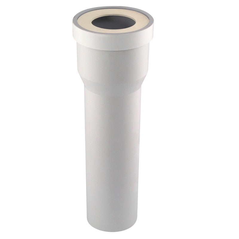 Pipe WC PVC Ø100 longue droite mâle | Leroy Merlin