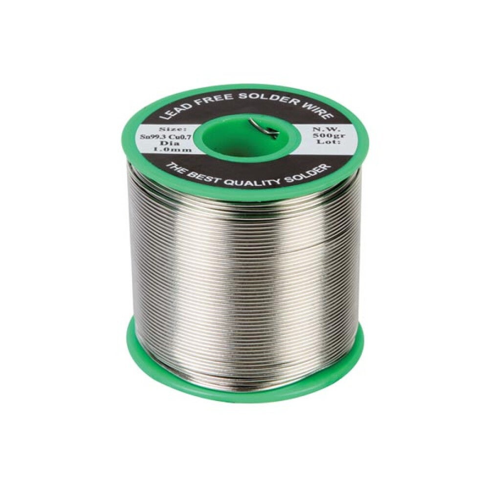 Velleman Fil de soudure, SANS PLOMB, Sn 99.3% - Cu 0.7% 1mm 500g ...