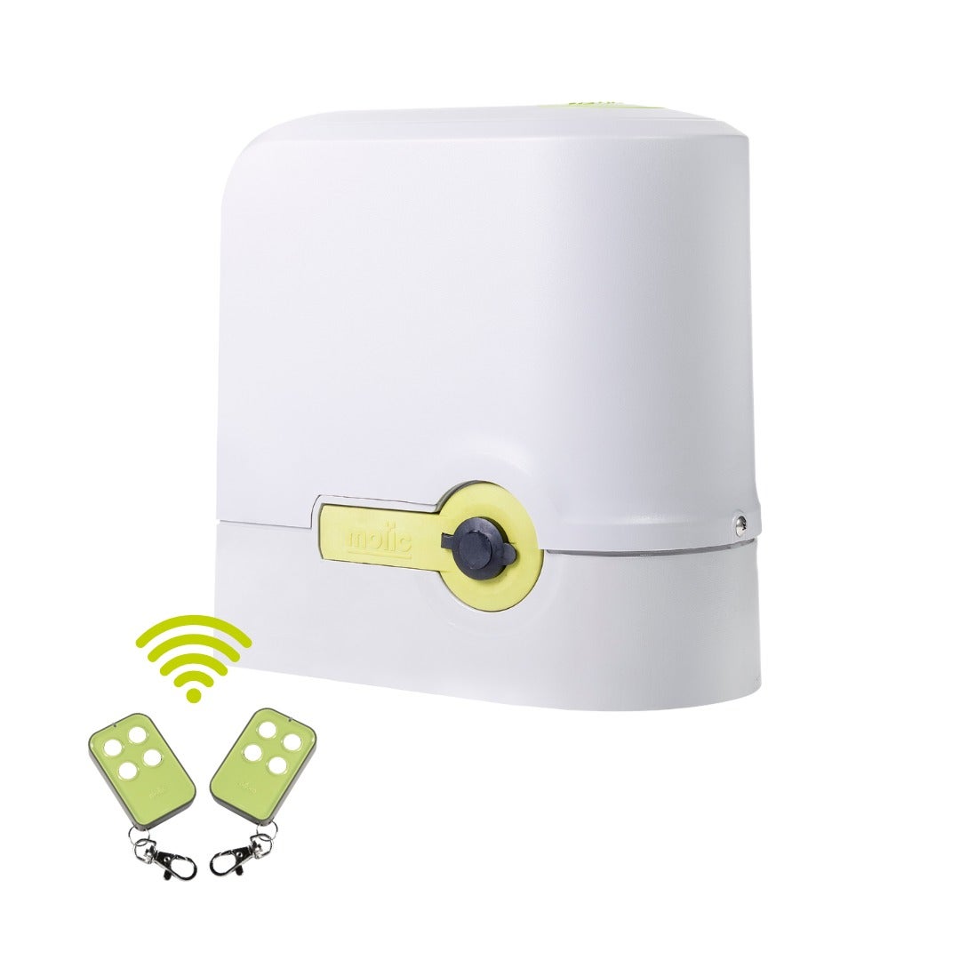 Moteur de porte de garage coulissante - motic. Jusqu'à 800 kg avec 2 commandes et une unité de ...