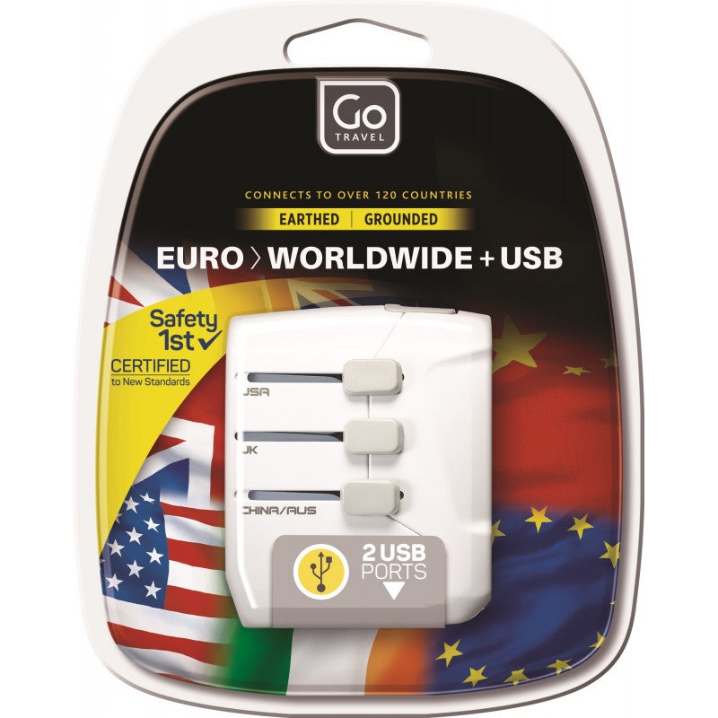Adaptateur de voyage Go Travel | Leroy Merlin