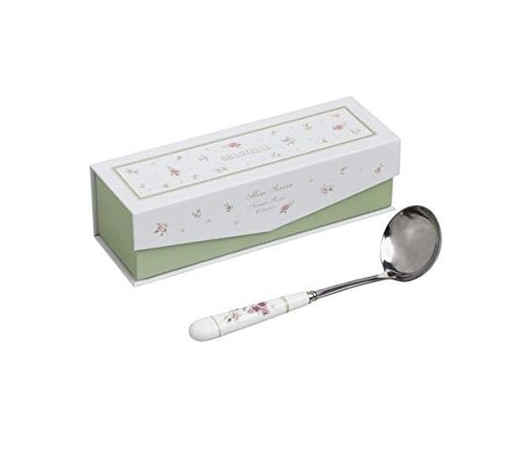 Brandani - Mini Server Nonna Rosa Inox Con Manico In Ceramica | Leroy ...