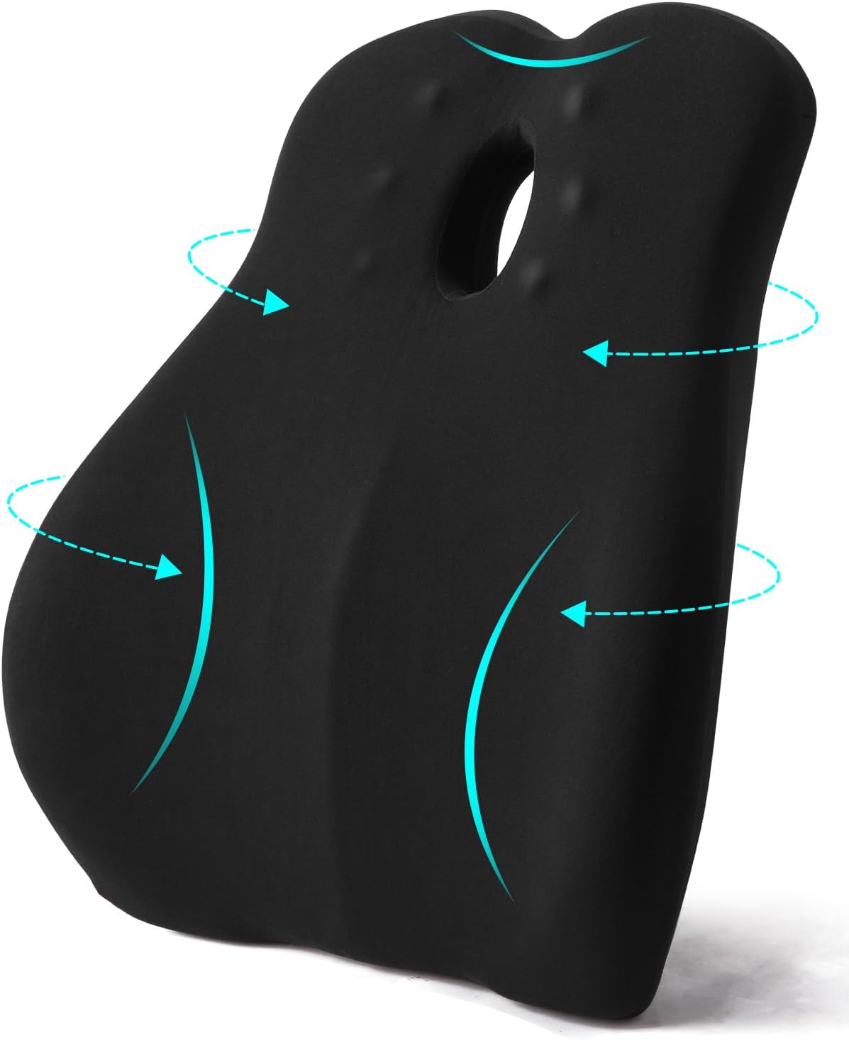 Coussin de Soutien Lombaire Ergonomique, Support Dorsal en Mousse à ...