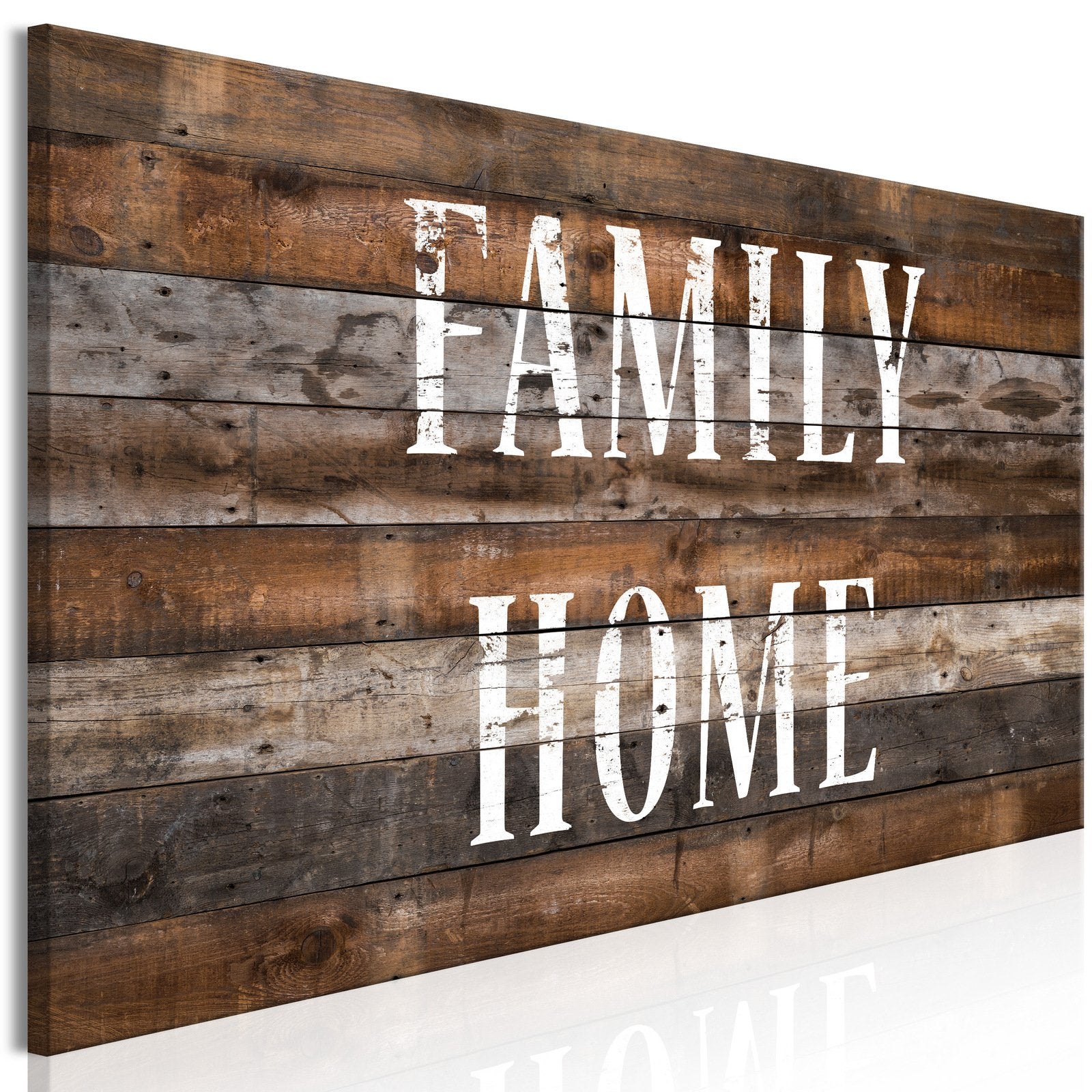 Tableau Maison Familiale (1 Partie) Étroit - 90 x 30 cm | Leroy Merlin