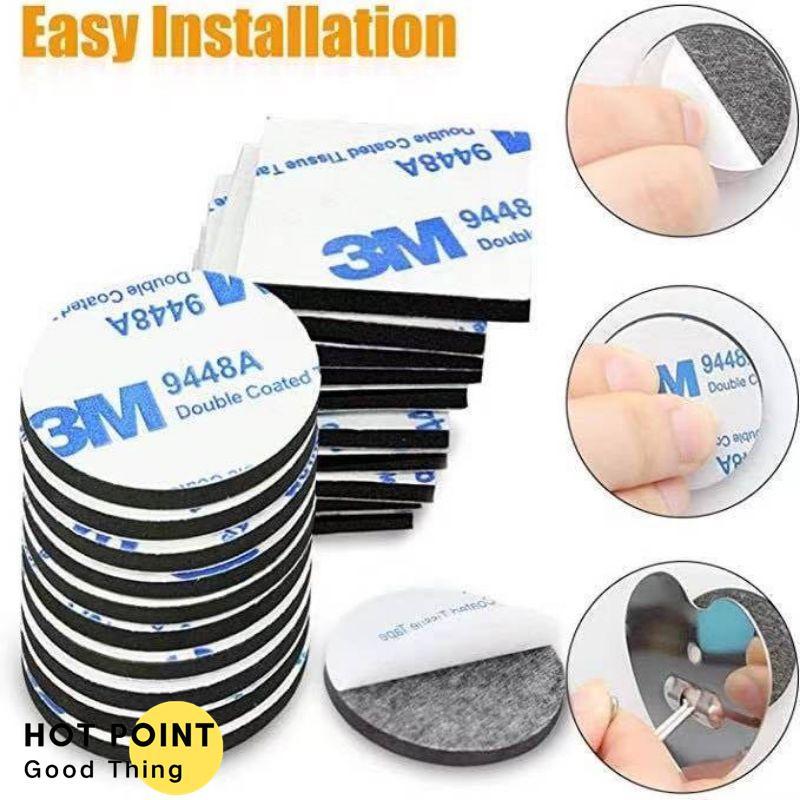 Lot de 12 rubans adhésifs acryliques double face résistants de 3 m ...