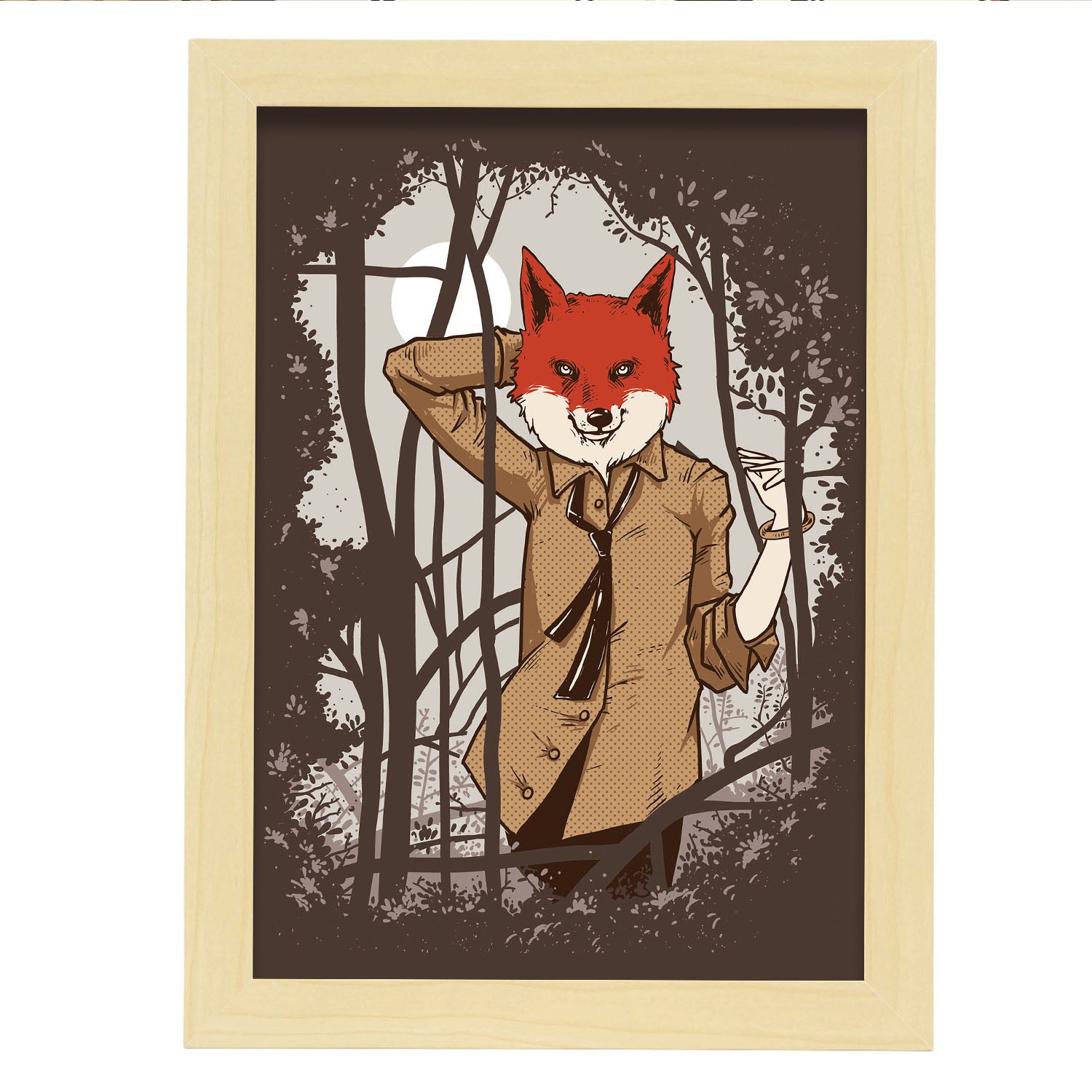 Affiche De Renard Inspiré Par D'illustration Cadres Décoratifs Pour ...