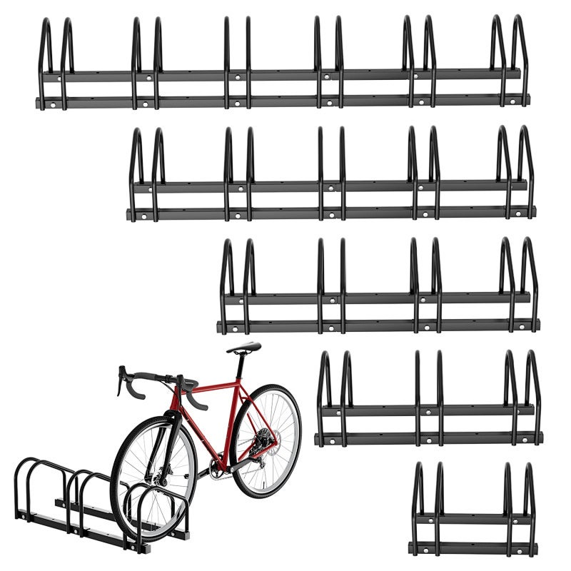 Support à vélos Présentoir à vélos Support multiple roues pour 5 vélos ...