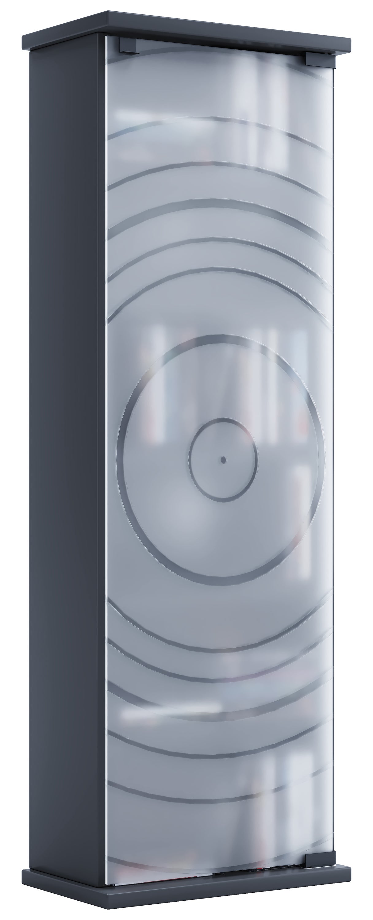 Estantería de madera para CD DVD Puerta de cristal Tilano M | Leroy Merlin