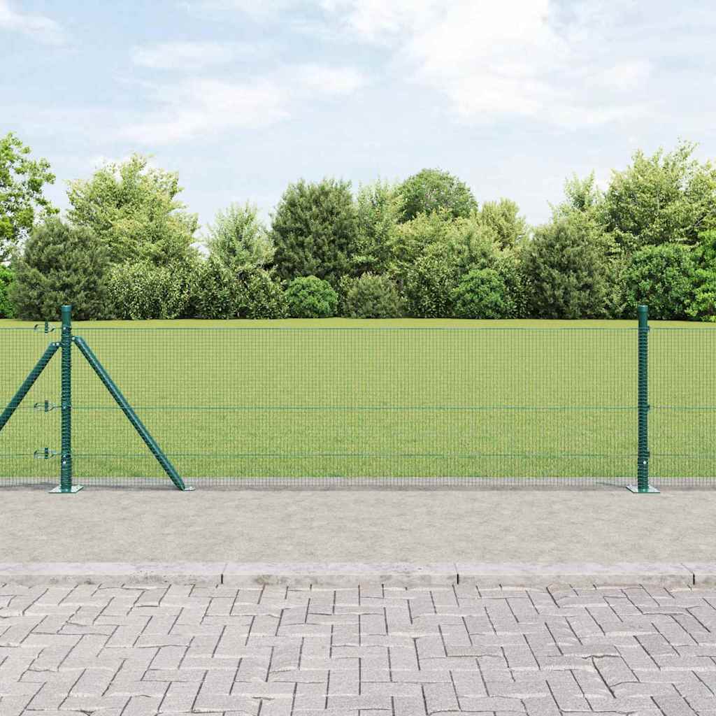 Poteau de clôture. Vert 100 x 0,4 m (maille de 12 x 12 mm) | Leroy Merlin