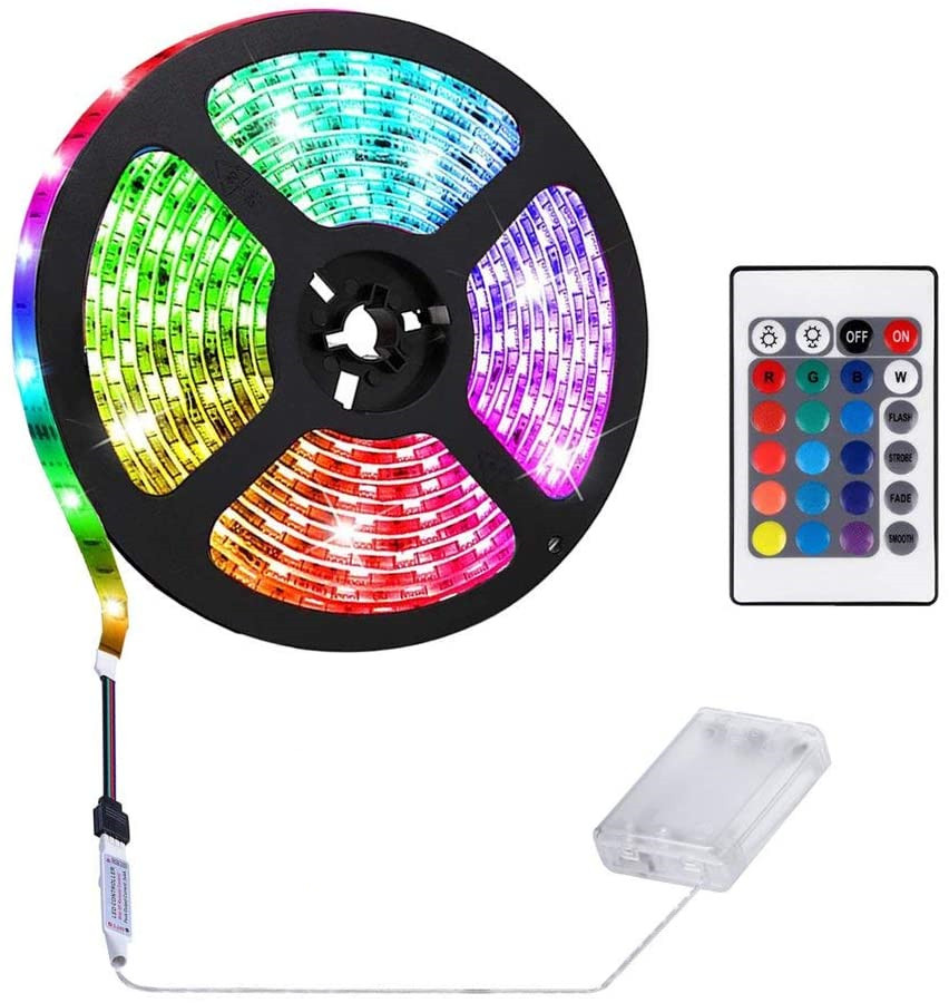 Bande lumineuse avec télécommande LED RGB 2 m IP65 | Leroy Merlin