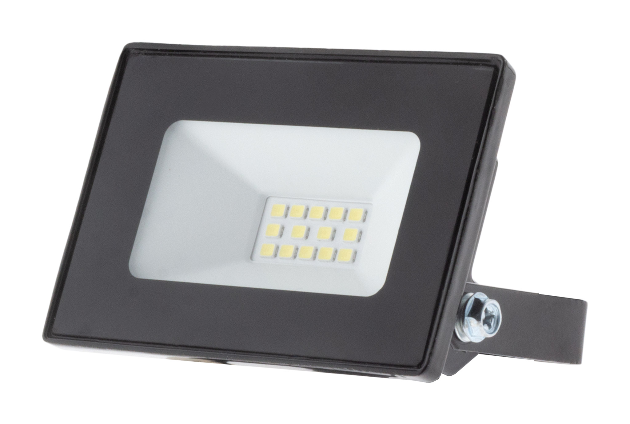 Proyector LED de obra impermeable 10W 900lm IP65 6500K - Negro - A+ - Zenitech | Leroy Merlin