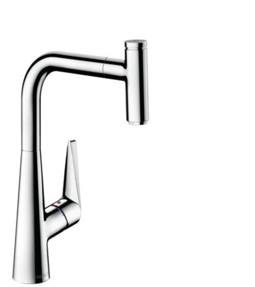 Hansgrohe Talis M51 monomando de cocina 300, caño extraíble, 1jet, sBox ...