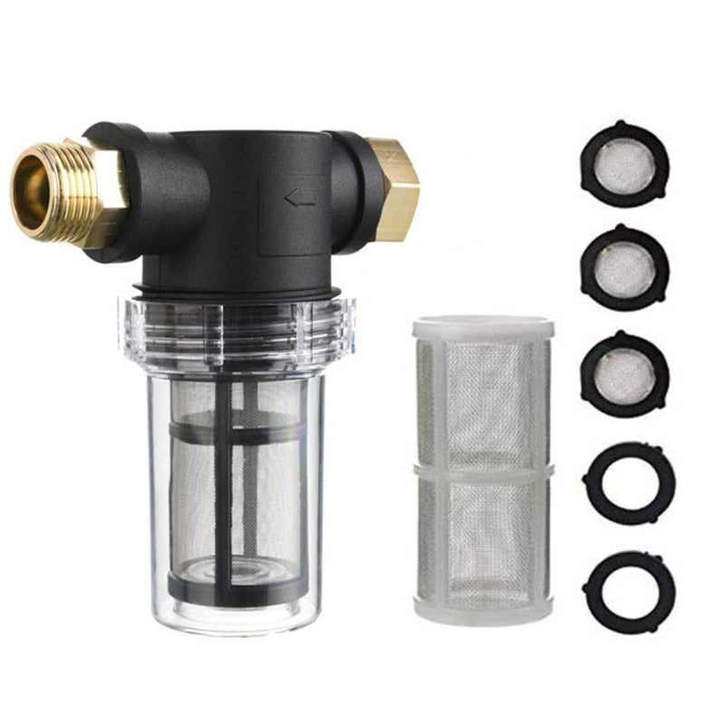 Prefiltro para hidrolavadora con mallas filtrantes de 100 y 40 mallas ...
