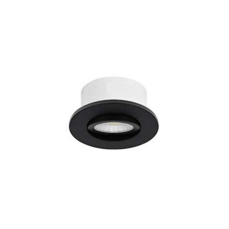 Spot LED Bora RDX 4 en 1 - Orientable - 7W - 600Lm - Rond - Noir mat ...