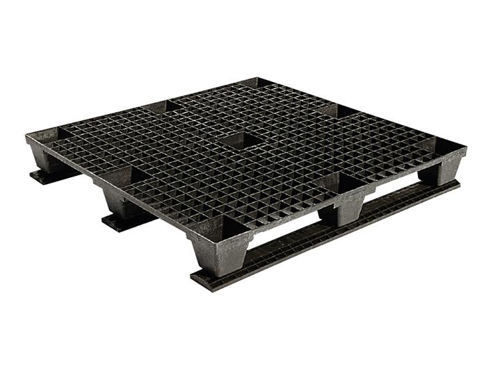 Pallet per carico leggero in plastica (RPP) nera con travette ad ...