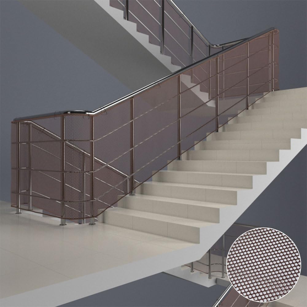Filet de sécurité balcon 3m x 80cm, filet protection nylon pour rampe ...
