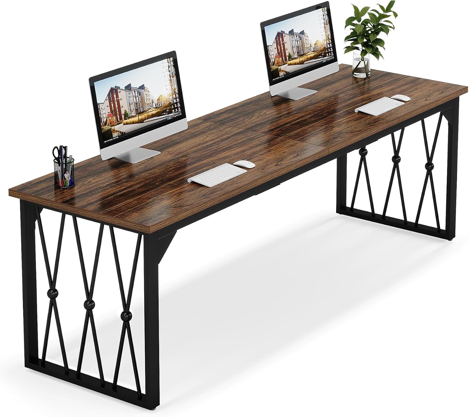 Tribesigns Grand Bureau, 180 x 70 x 75 cmTable de Bureau PC Table de ...