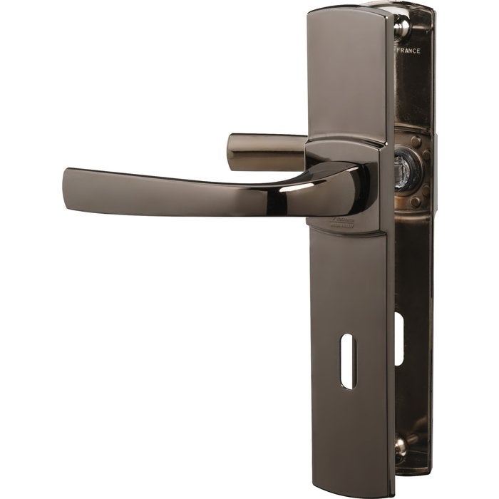 Poignée de porte intérieure - Muze - Vachette - Diamant noir - Clé L ...