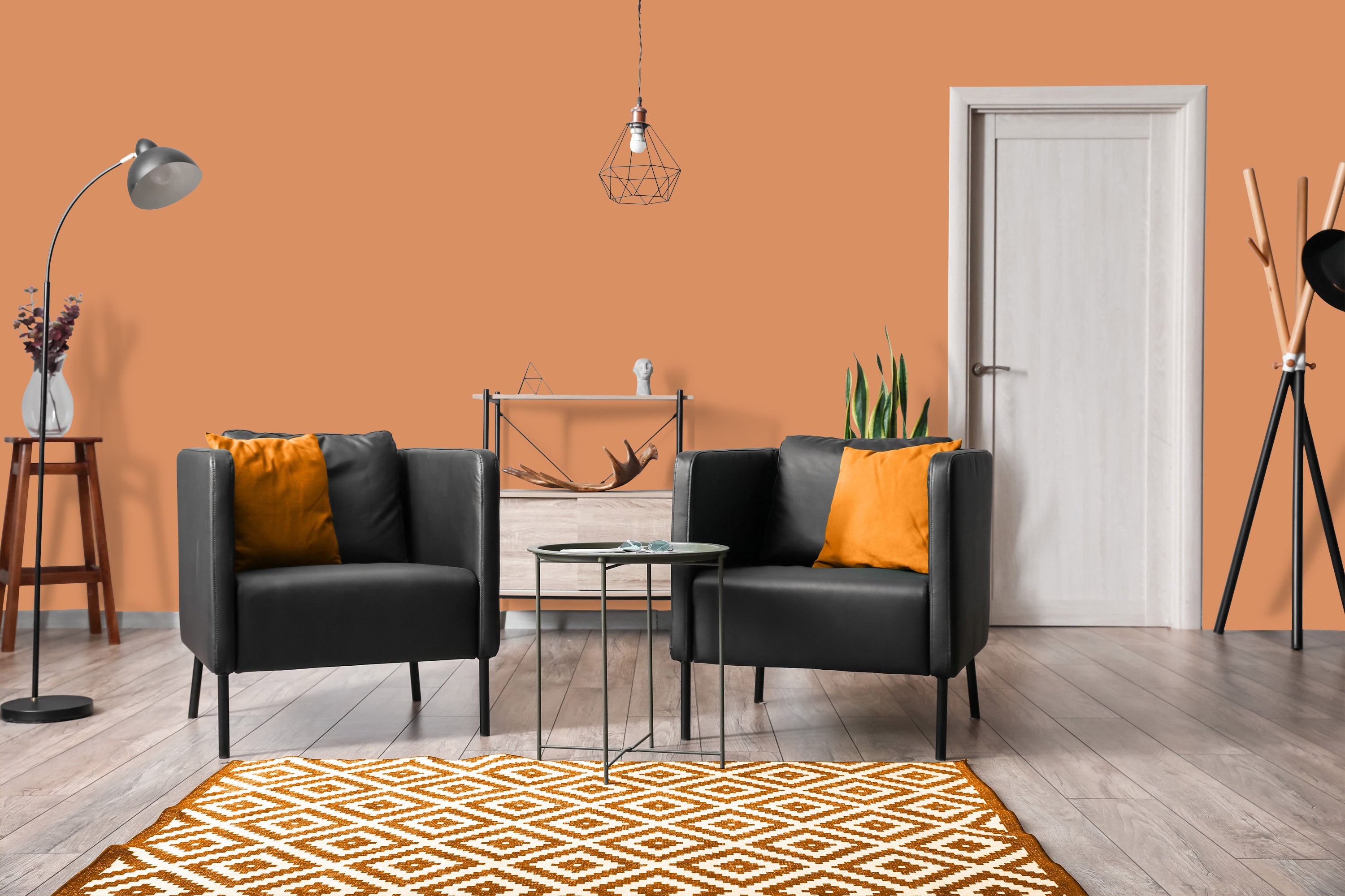 THE COLOR KITCHEN - Pintura mural de muy alta opacidad color naranja ...
