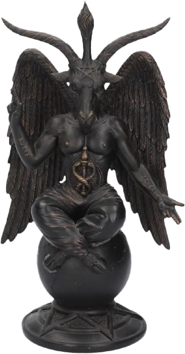 Baphomet Statuette Unisexe 25cm en Résine, Décoration Antiquité, Idéal ...