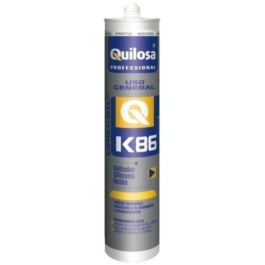 Silicona Acida Uso General Profesional 300 Ml Bronce Orbasil K-86 ...