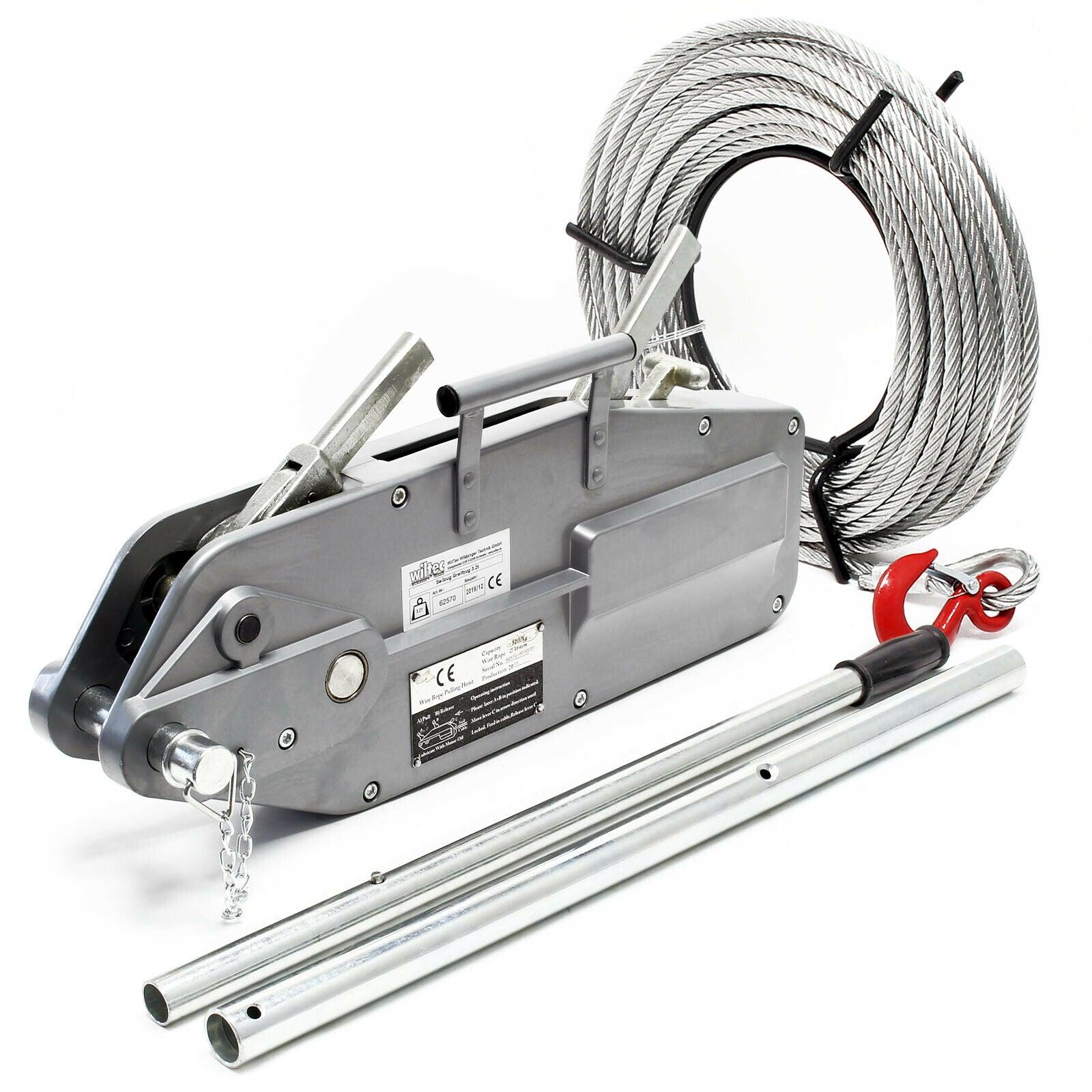 Câble de traction jusqu'à 3200 kg avec 20 m de câble diamètre 16mm pour ...